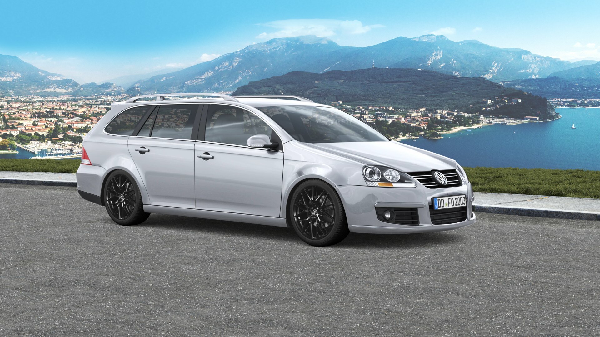 Damina Performance DM08 Black Painted für Ihren VW Golf V | felgenoutlet.de